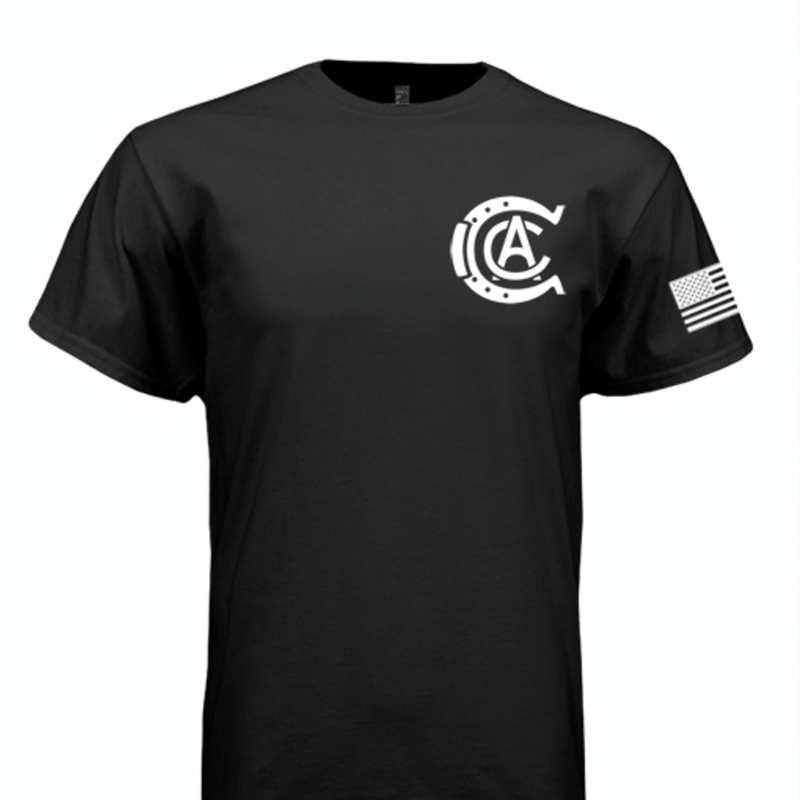 ACWC SHORT SLEEVE T-SHIRT BLACK – American Cowboy Whiskey Company